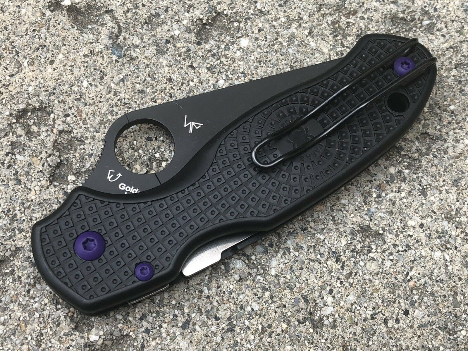 Flat Purple Screws Set for Spyderco Para 3 FRN Lightweight | Etsy