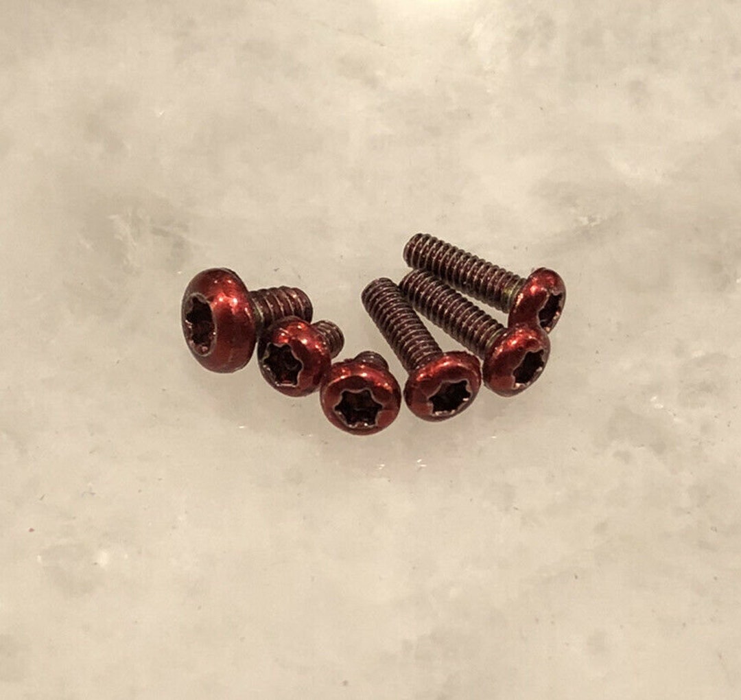 Translucent Red Screw Set for Kershaw 1840 Shallot Scale, Clip & Pivot ...
