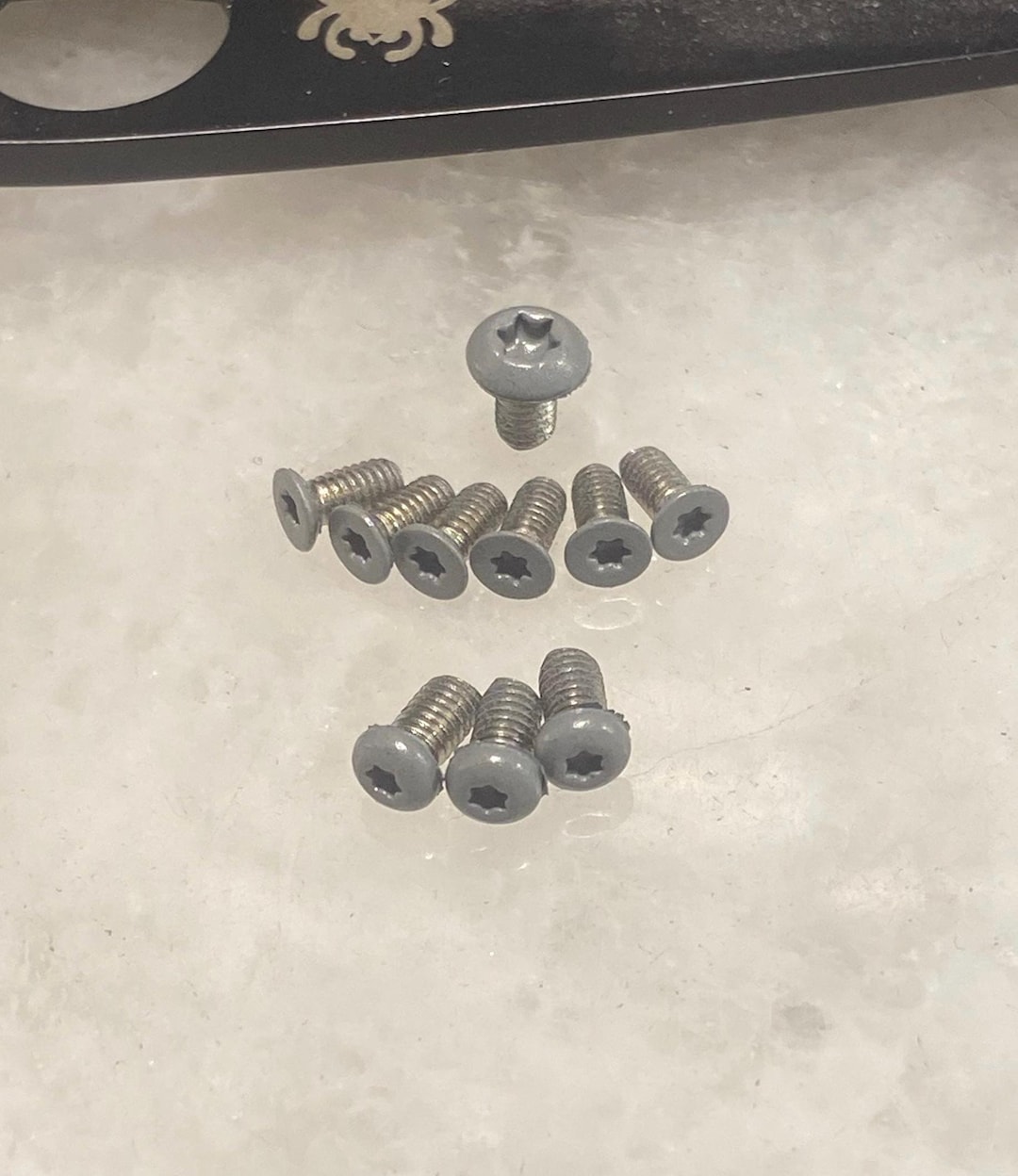 Ash Gray Torx Screws Set for Spyderco Tenacious Resilience Pocket Knife ...