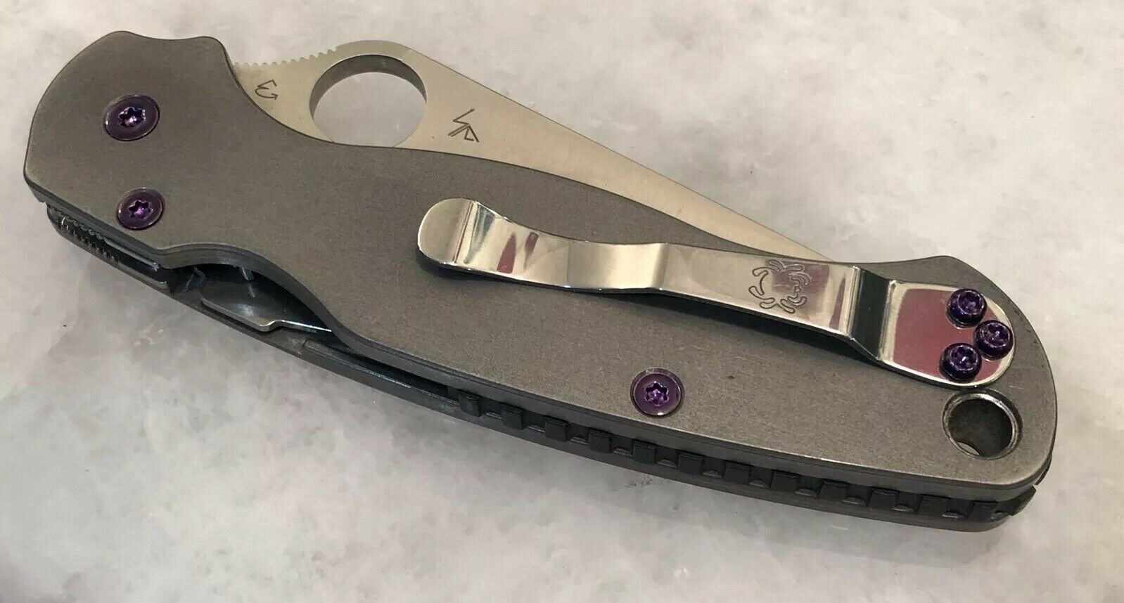 Purple Scale Pivot & Pocket Clip Screws for Spyderco - Etsy