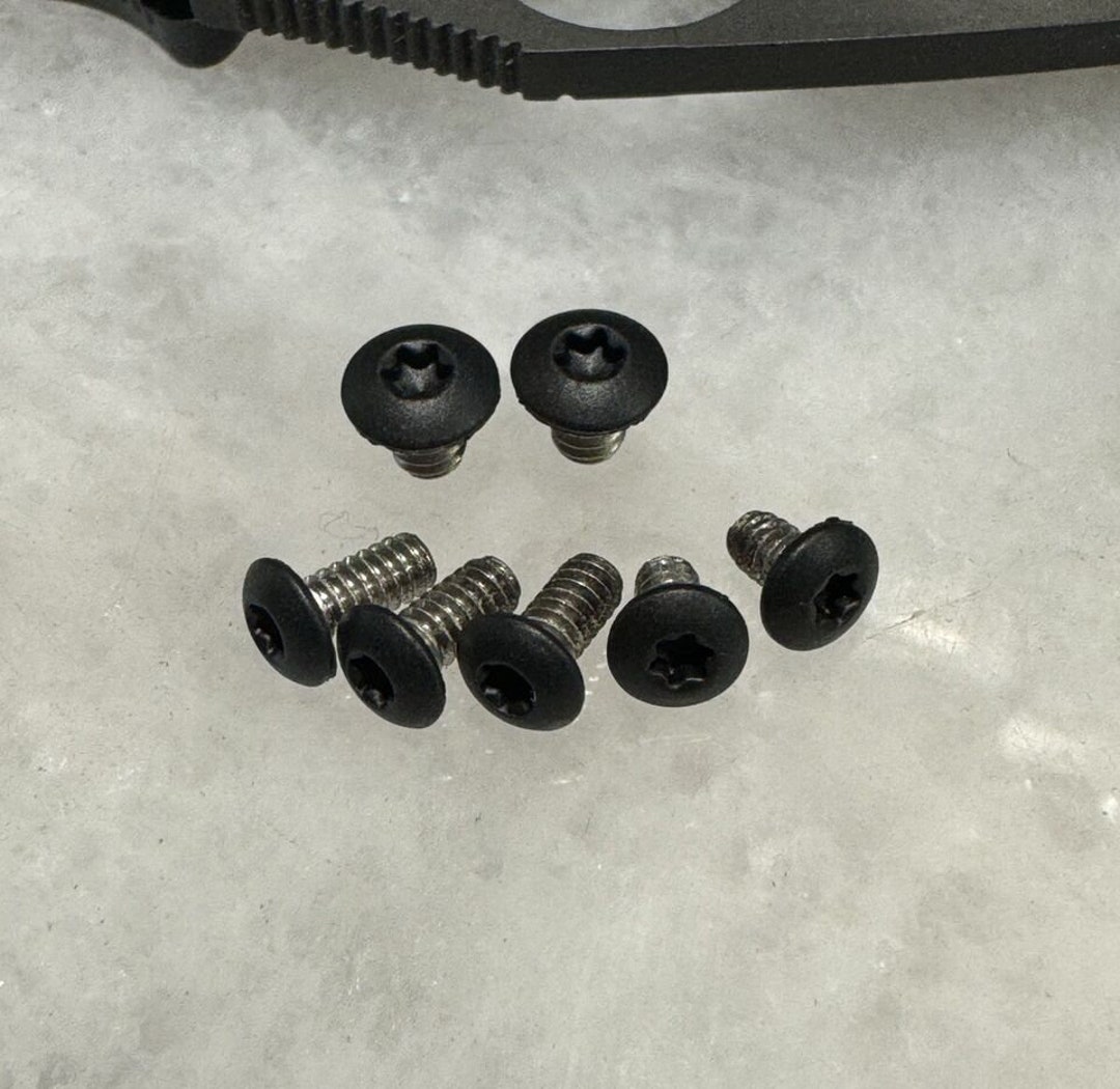 Black Stainless Torx Screws for Spyderco Manix 2 LW FRN Lightweight ...