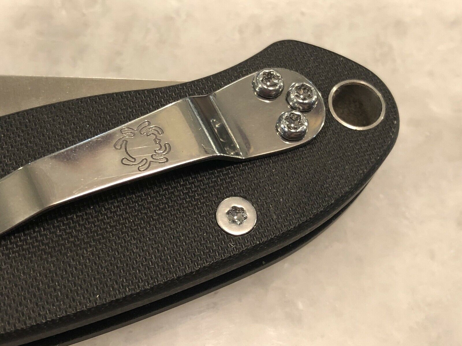 Chrome Pivot Handle & Pocket Clip Screws Set for Spyderco Para | Etsy