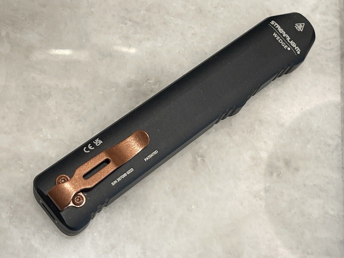 Copper Steel Pocket Clip for Streamlight Wedge 88810 88811 XT 88812 ...