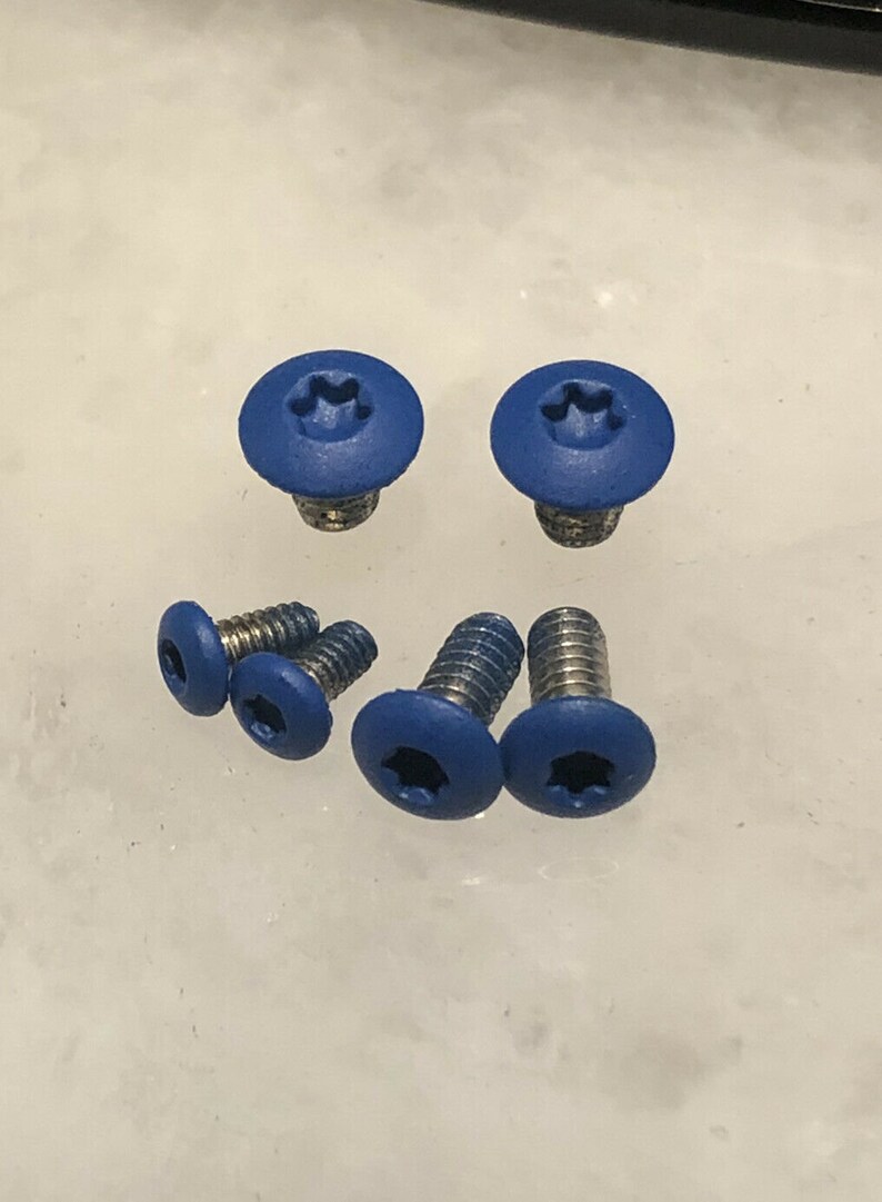 Flat Blue Screws Set for Spyderco Para 3 FRN Lightweight Knife C223PBK ...