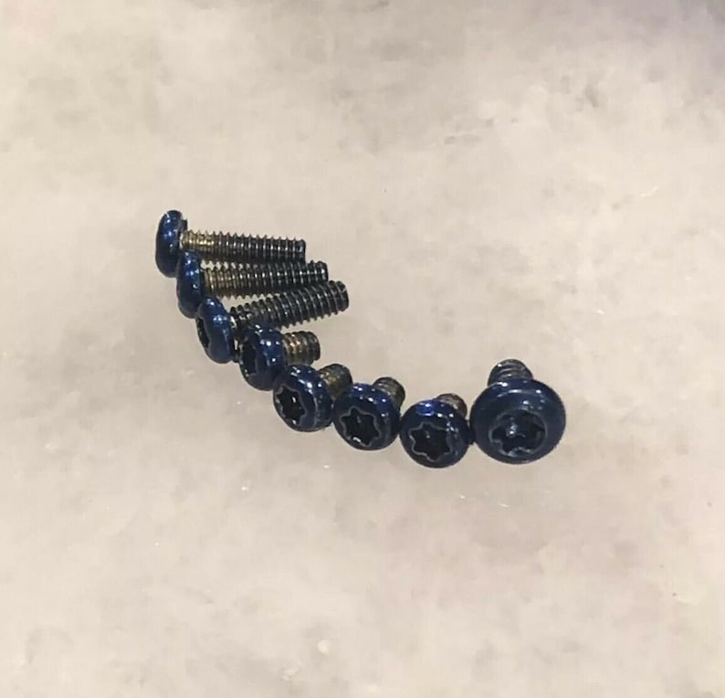 Blue Screws Set for Benchmade Mini Griptilian Handle & Pivot 555 556 ...
