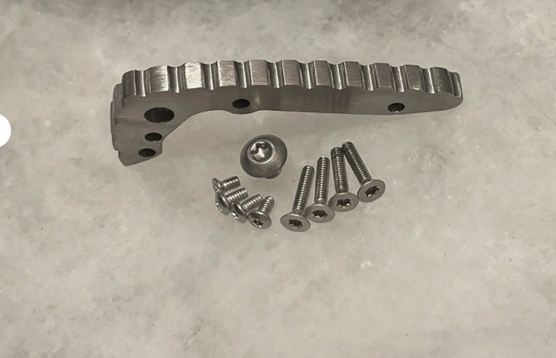 Titanium Back Spacer W/stainless Screws for Benchmade 970 Spec War ...