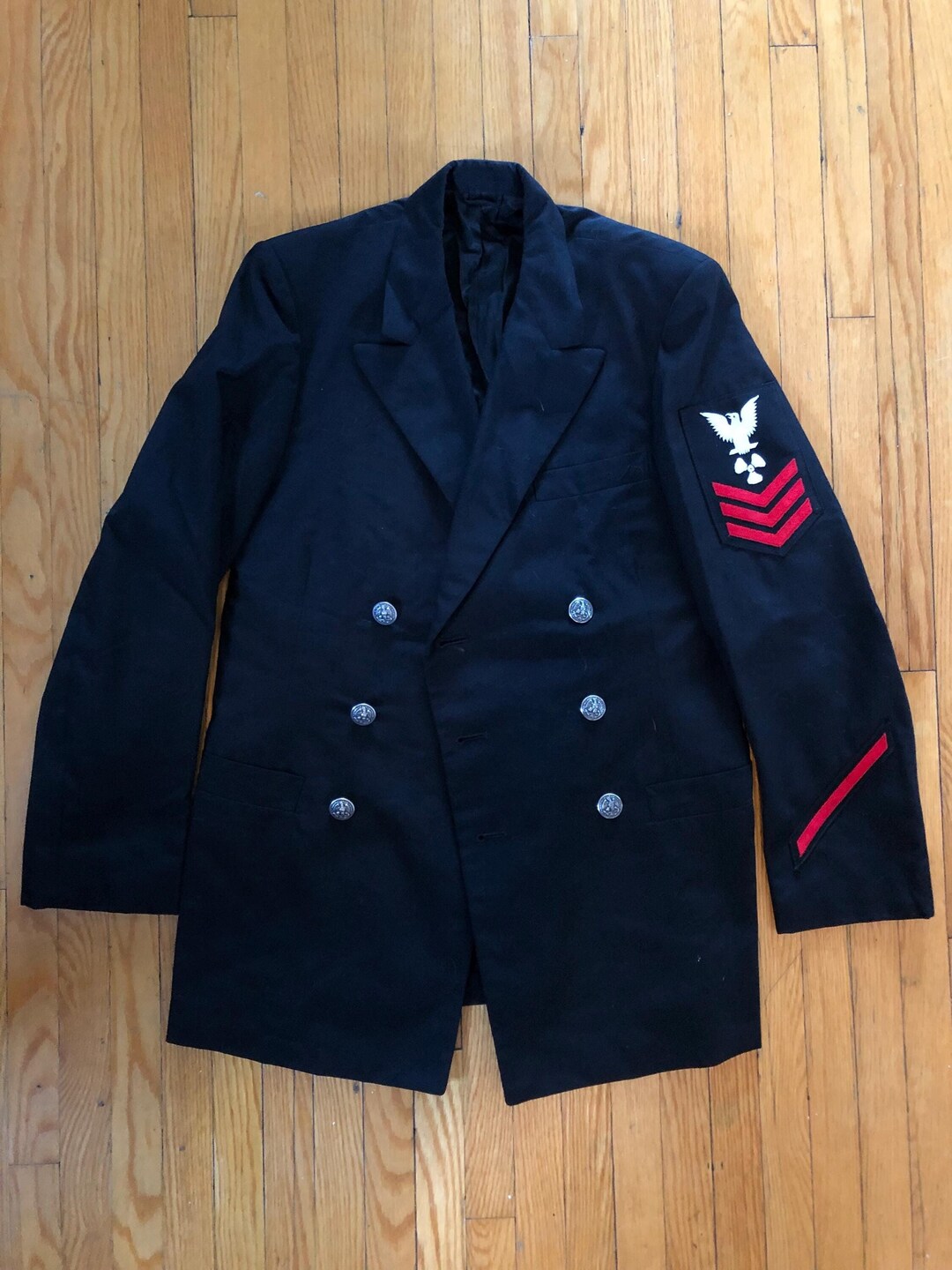 80s US Navy Military Wool Summer Blazer Vintage Coat Jacket - Etsy