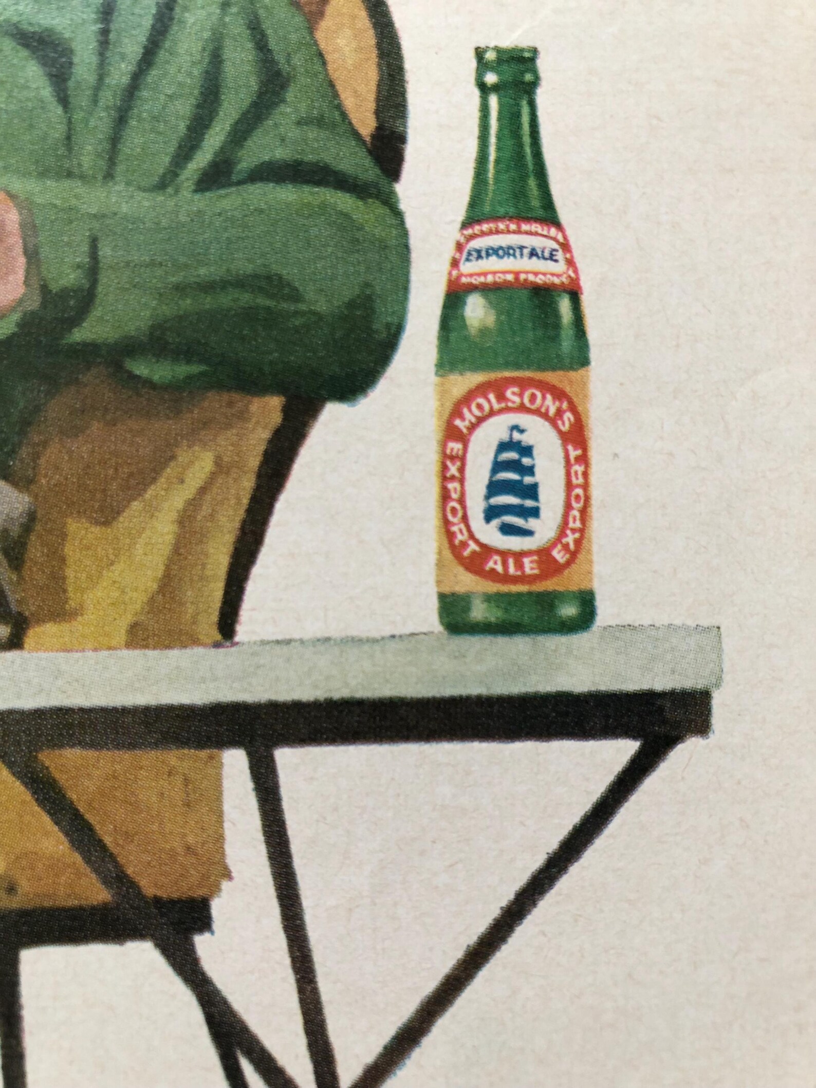 1959 Molson’s Export Ale Original Advertisement - Den Dad - 8.5x11 - Etsy