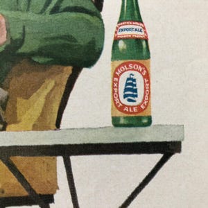 1959 Molson’s Export Ale Original Advertisement - Den Dad - 8.5x11 - Etsy