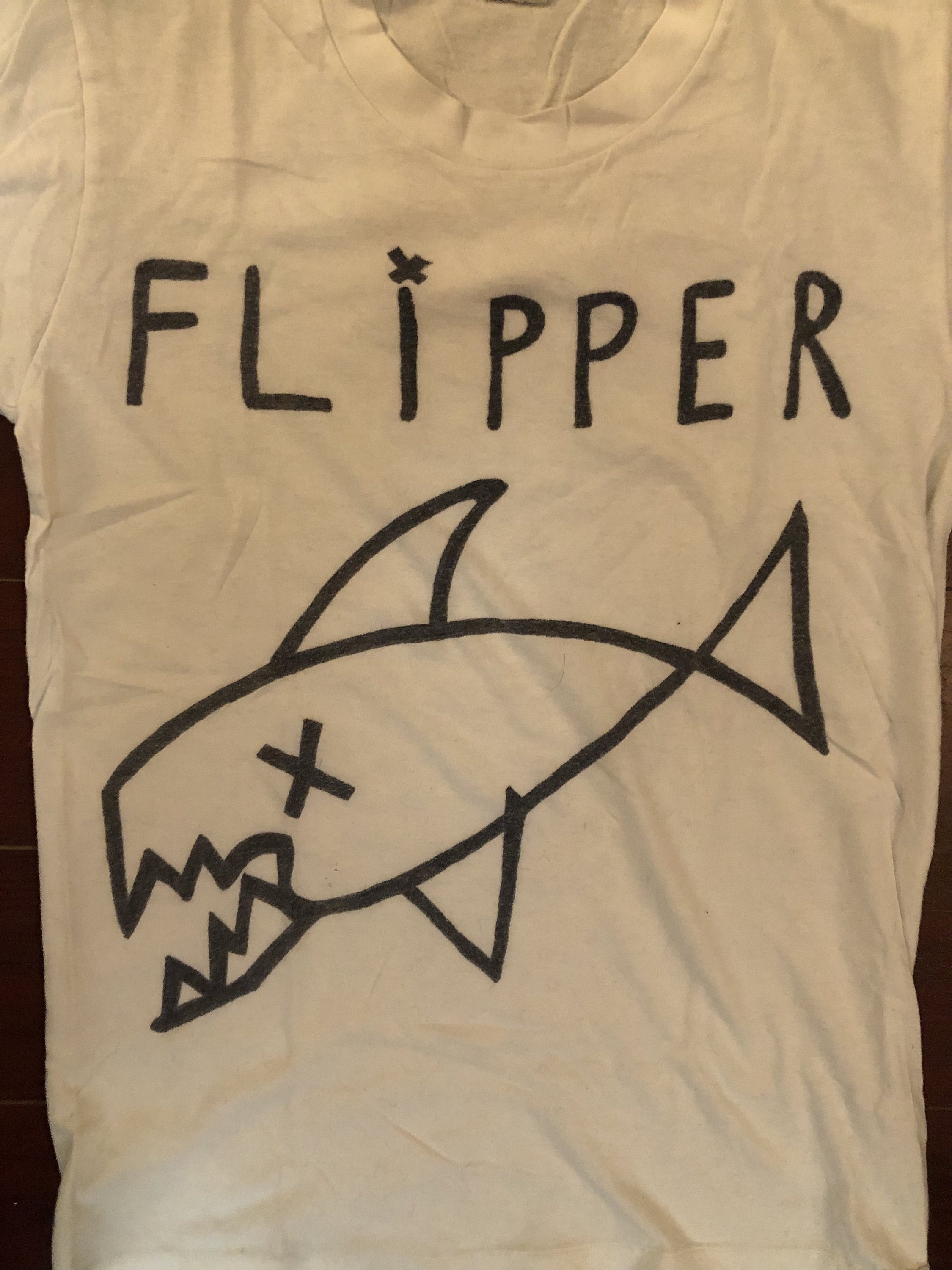 90s Flipper Fish Logo Vintage Tee Shirt - Etsy