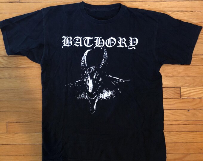 2000s Bathory - Goat Head Logo - Vintage Band Tee Shirt - Etsy