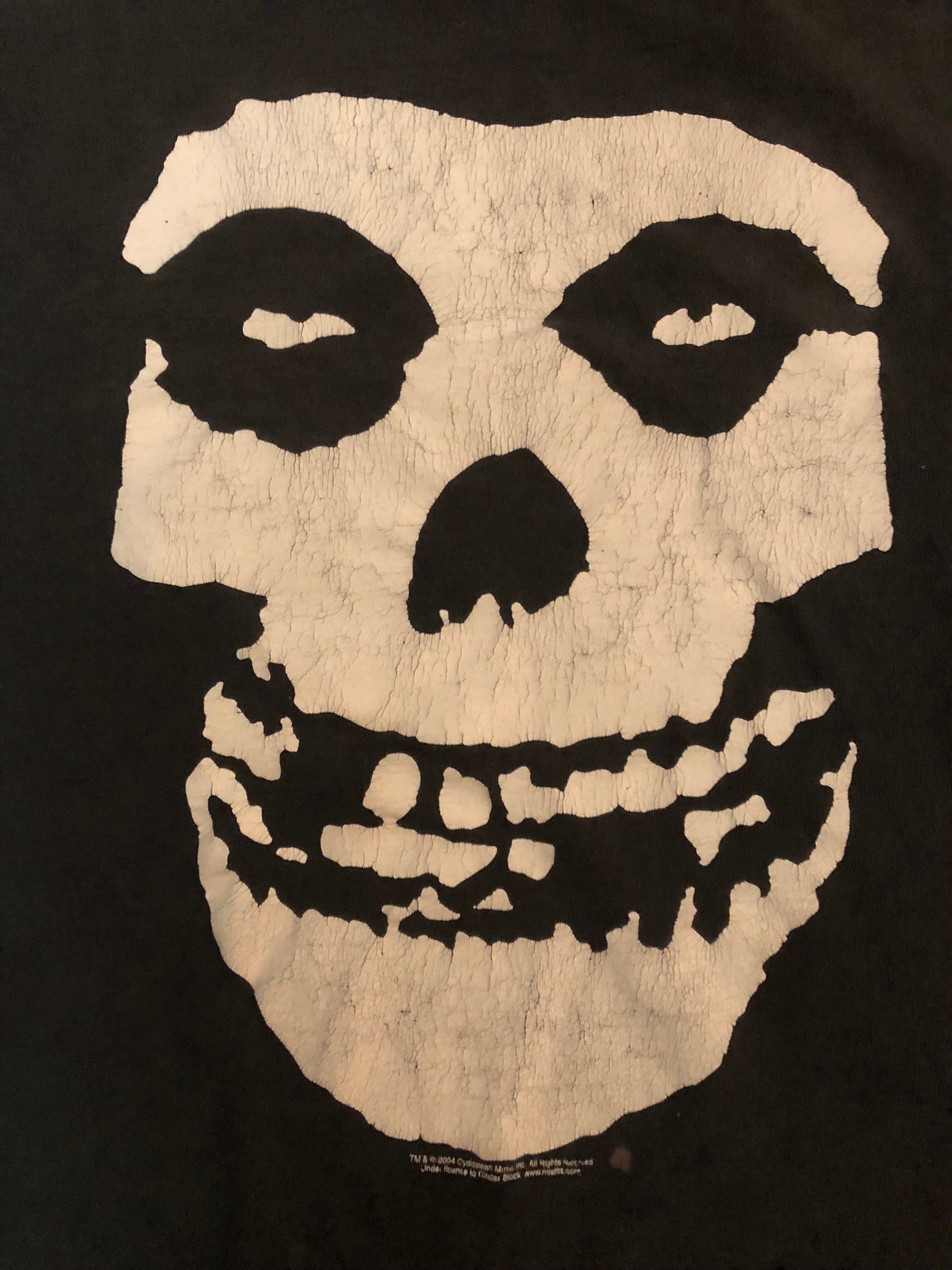 2004 Misfits Skull Logo With Back Print Vintage Tee Shirt - Etsy