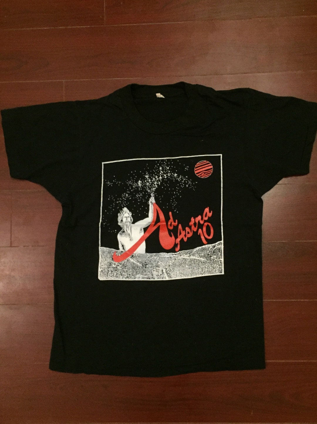 80s Ad Astra 10 Vintage Tee - Etsy