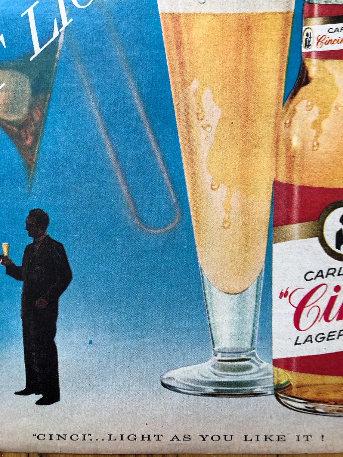 1950s Carling’s “cinci” Lager Beer - Cincinnati Cream - Light as You ...