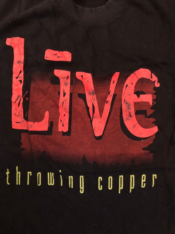 1994 Live - Throwing Copper vintage tour tee shirt - Gem