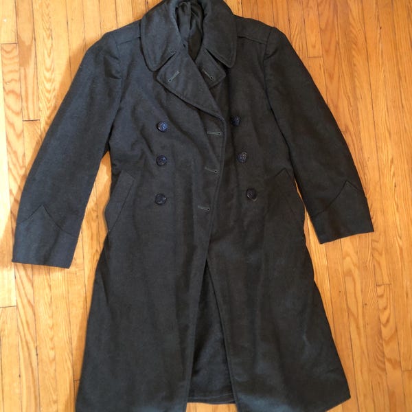 Ww2 Military Overcoat - Etsy