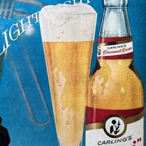 1950s Carling’s “cinci” Lager Beer - Cincinnati Cream - Light as You ...