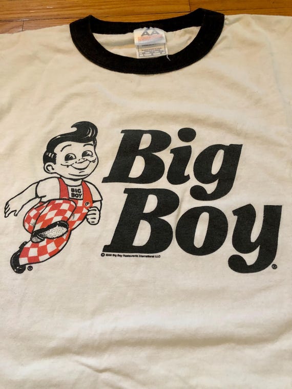 2002 Big Boy hamburger restaurant vintage ringer tee … - Gem