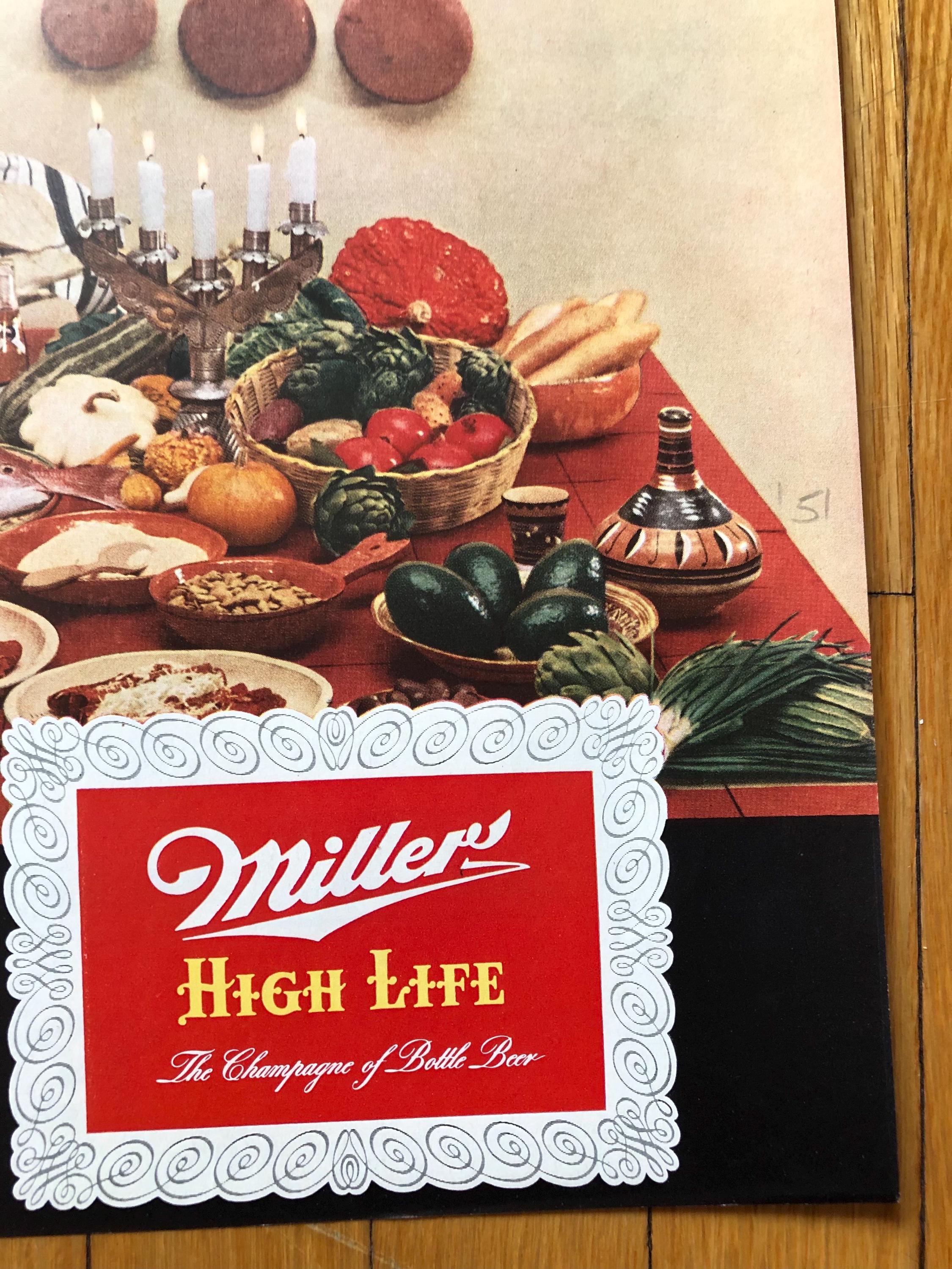 1951 Miller High Life - Traditionally the Finest - Original ...