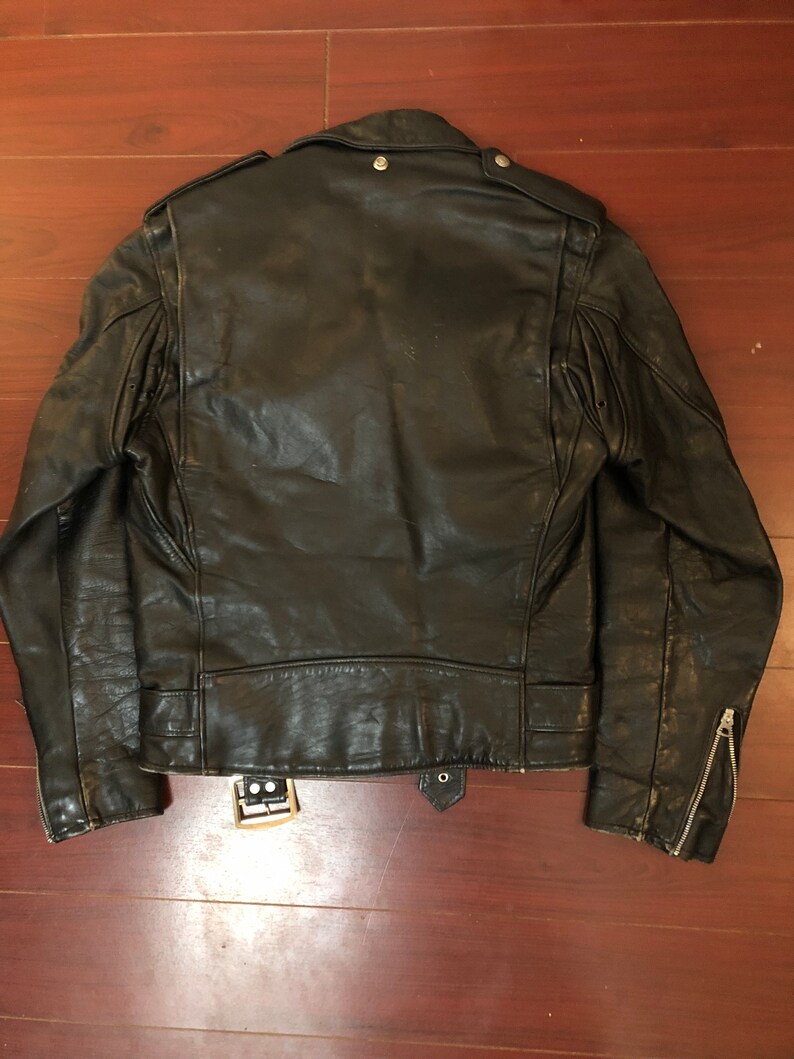 90s Schott Perfecto Motorcycle Biker Vintage Leather Jacket - Etsy