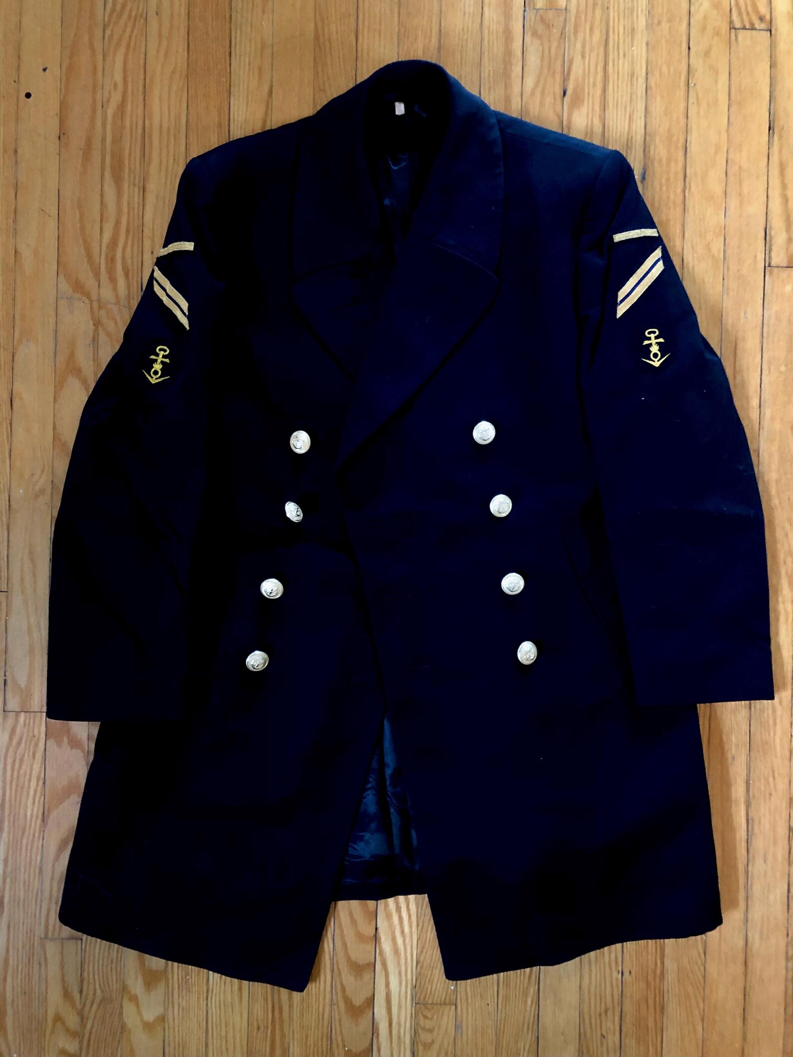 70s US Navy Military Wool Blazer Vintage Coat Jacket - Etsy