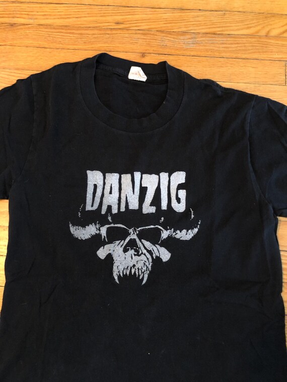 Early 90s Danzig - Skull logo vintage tee shirt - Gem