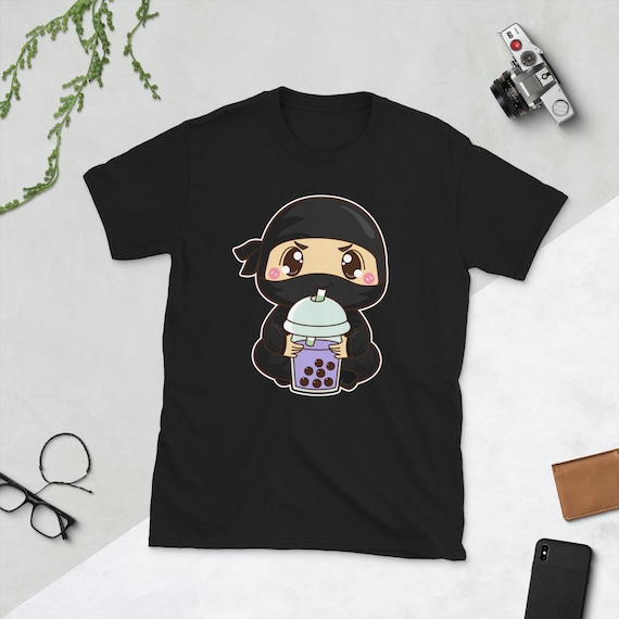 Kawaii Cute Boba Ninja Asian Foodie Food Lover Purple Taro Ube - Etsy