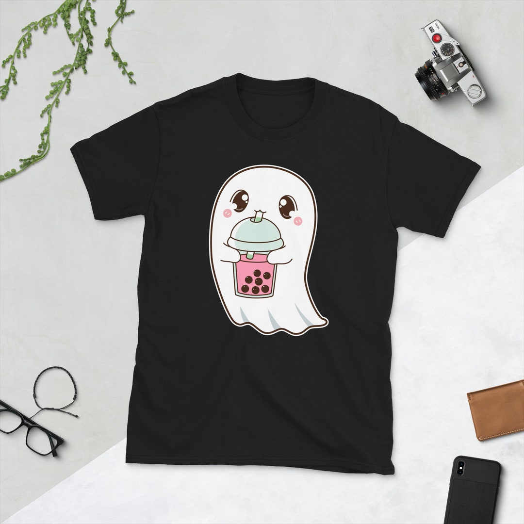 Kawaii Cute Boba Ghost Spooky Halloween Asian Food Foodie - Etsy