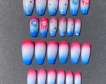Puerto Rico Set of Press on Nails - Etsy