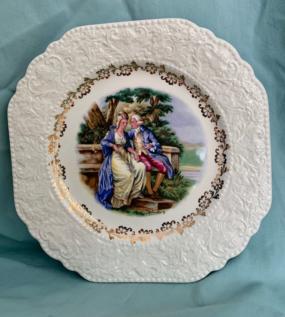 Lord Nelson Courting Couple Plate - Etsy