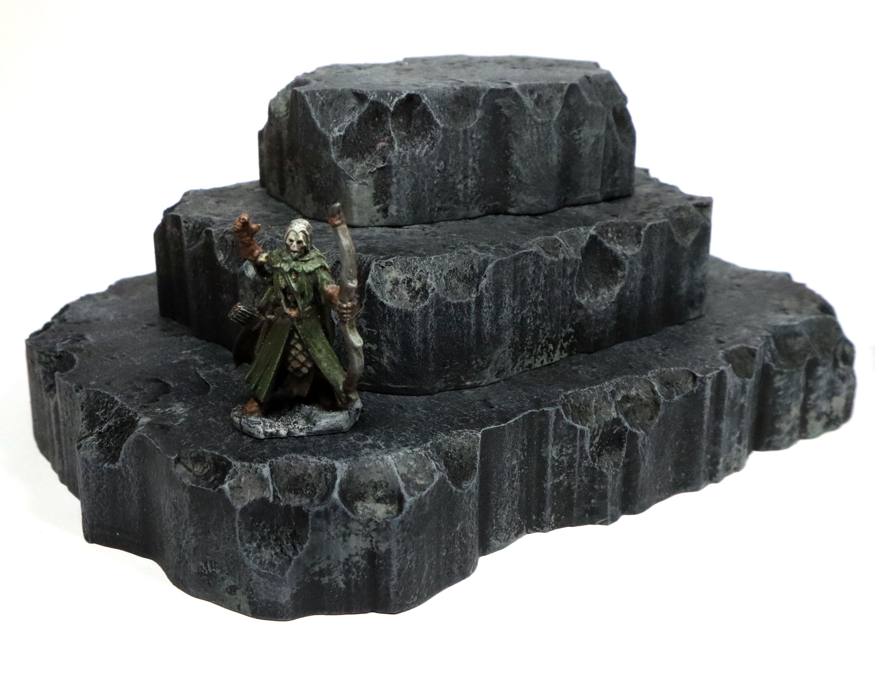 Handmade Basalt Black Stacking Hills premium Modular Terrain - Etsy