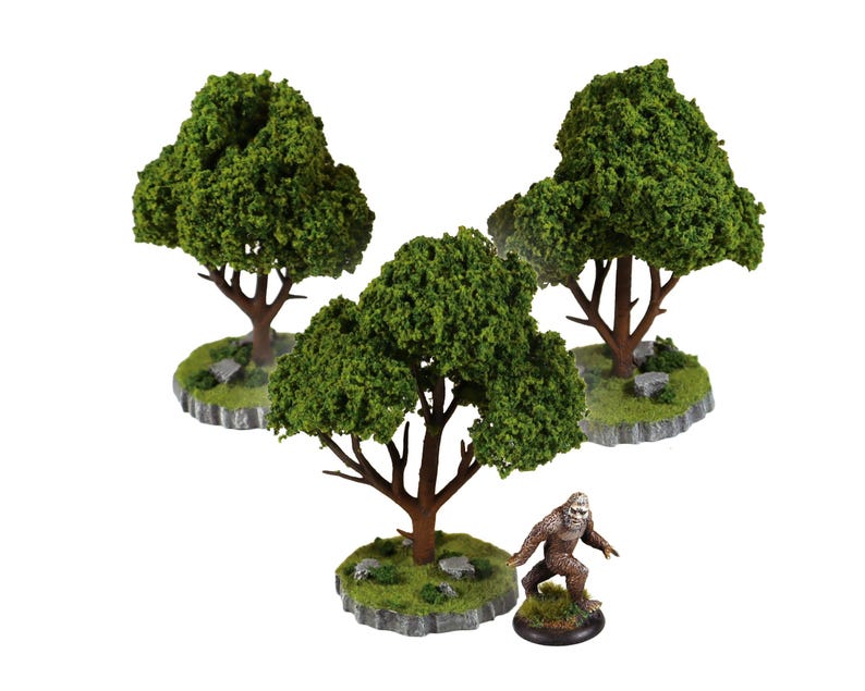 Handmade Forest Tree Terrain: Tabletop RPG & Wargaming Scenery - Etsy