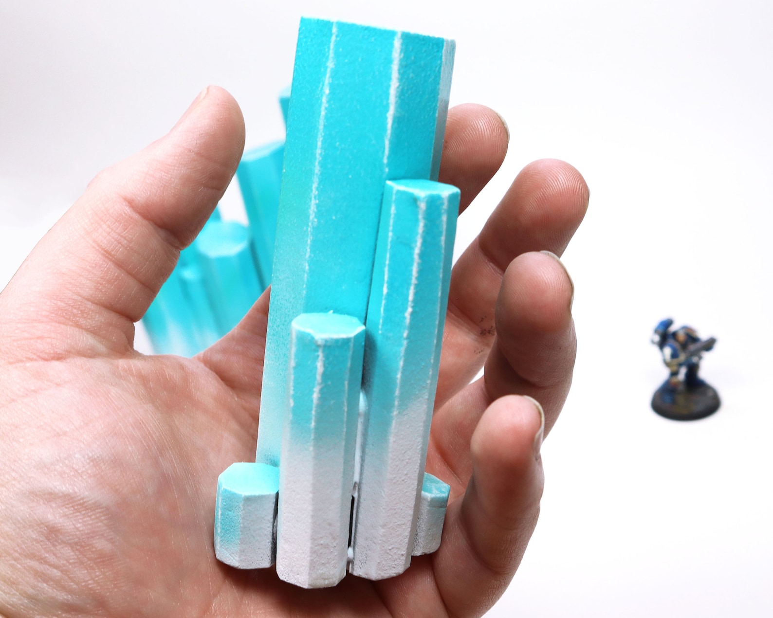 Premium Ice Pillar Terrain Set handmade for Warhammer 40k - Etsy