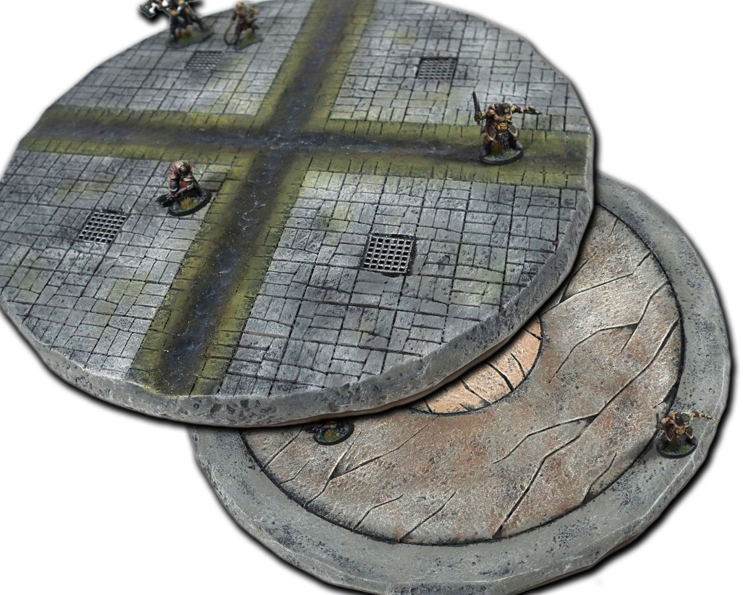 Sewer/cave Dungeon Terrain Board Udtwith Distance Circles (the Ultimate ...