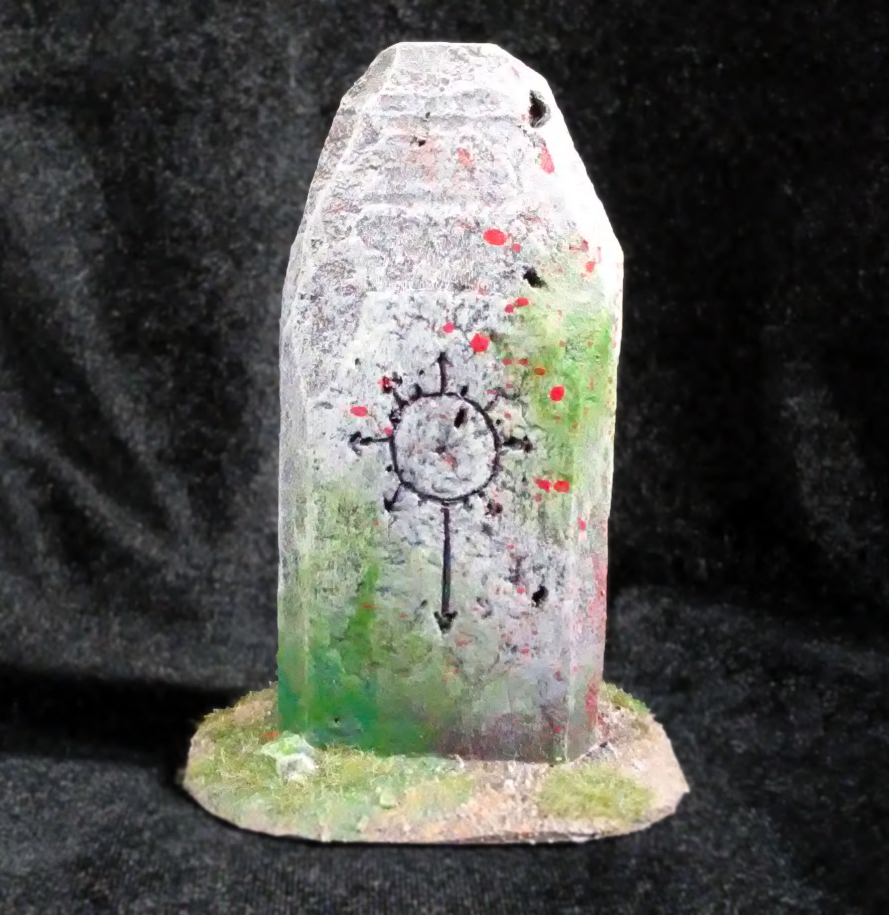 Bloody Chaos Standing Stones, Warhammer 40k Terrain Scenery (set of 6 ...