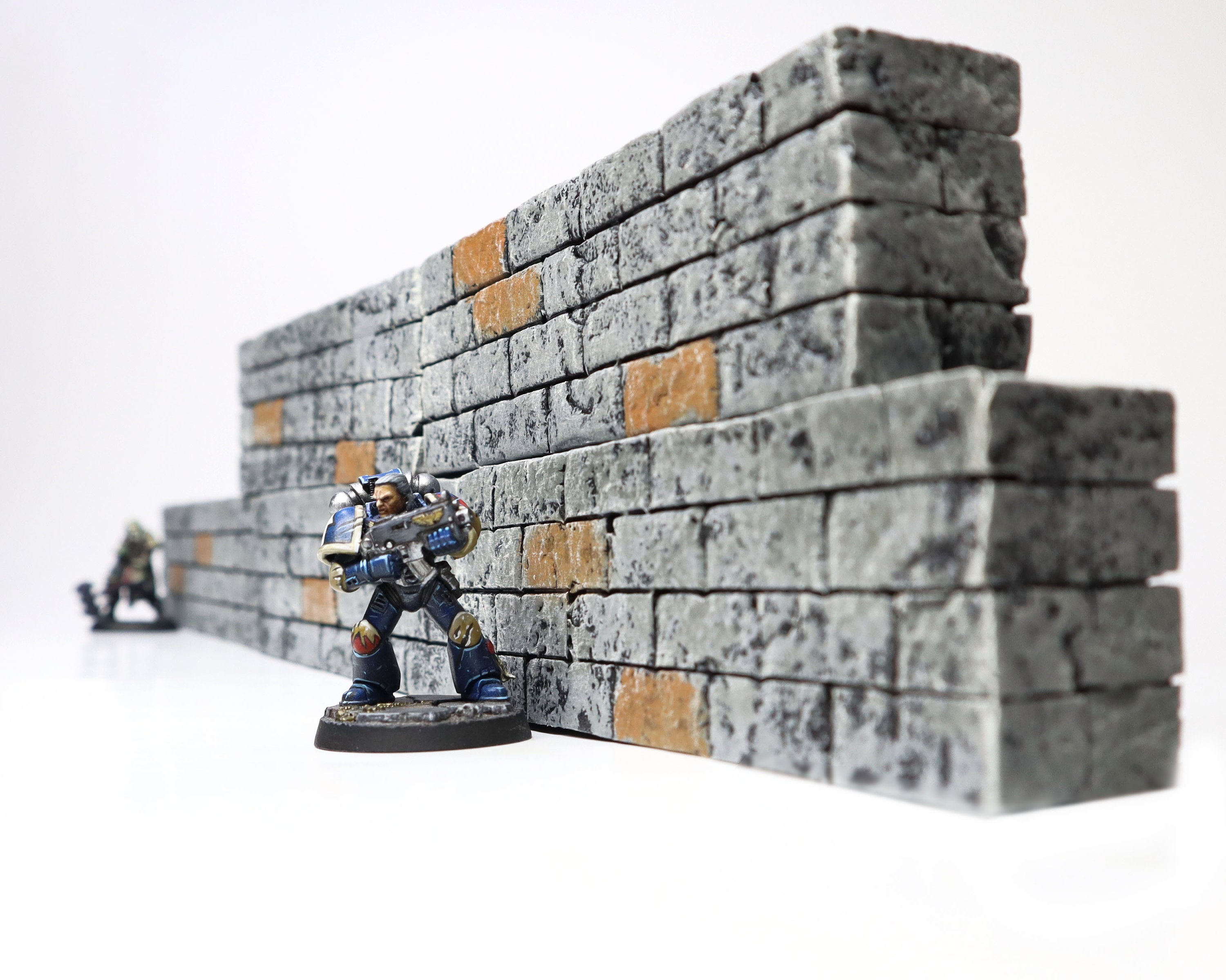 Brick Walls Wargame & RPG Terrain: 5 Modular Scatter Pieces - Etsy