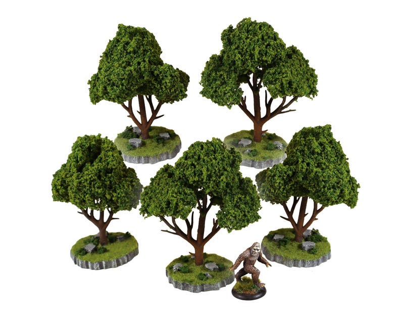 Handmade Forest Tree Terrain: Tabletop RPG & Wargaming Scenery - Etsy