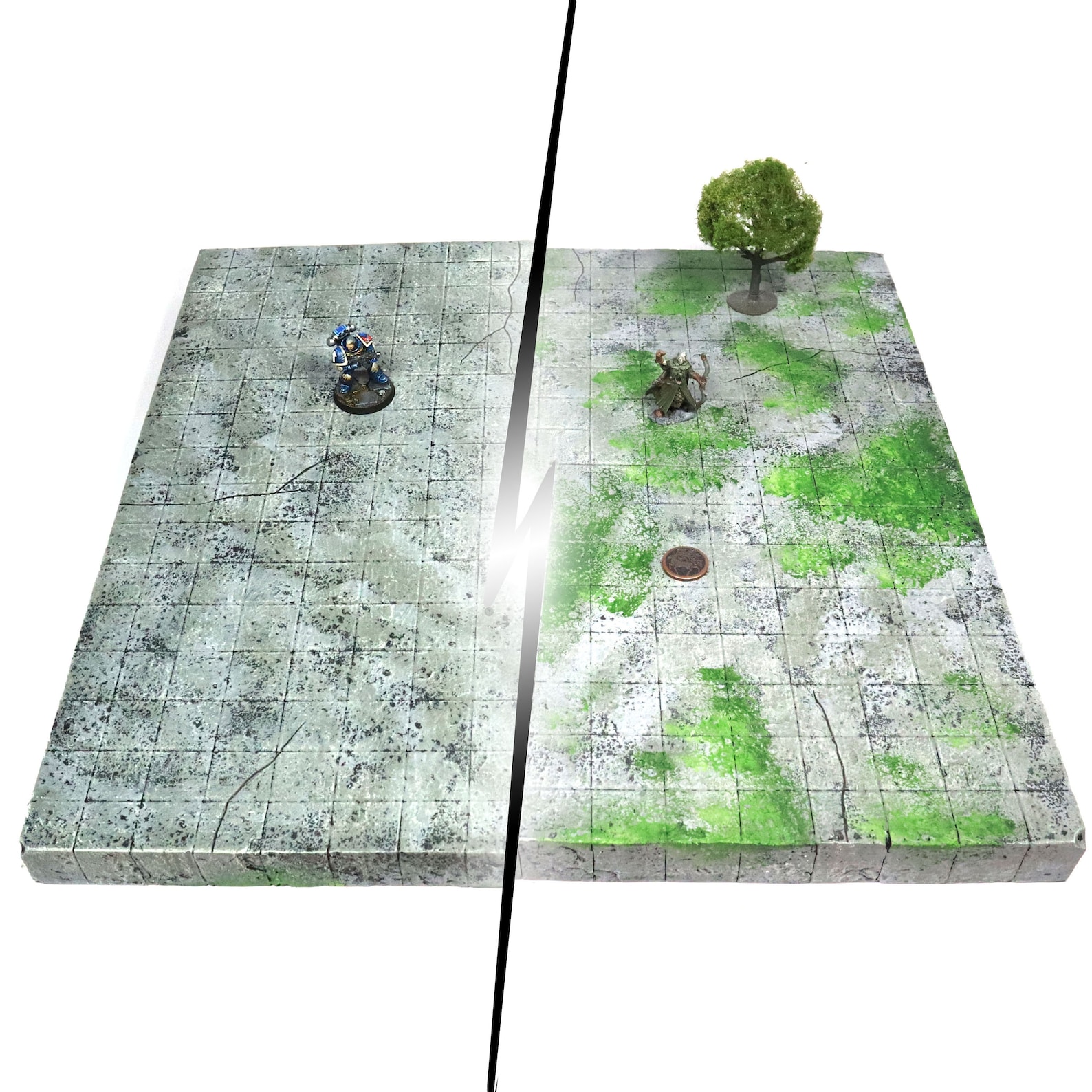 Handmade Reversible Dual Terrain 16x16 Battle Grid Board for - Etsy