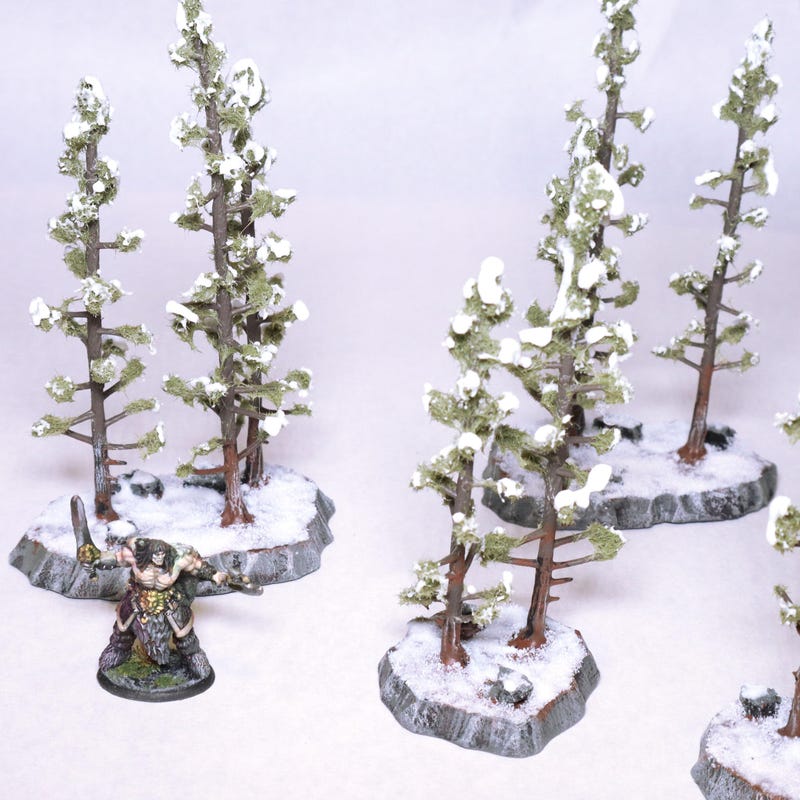 Wargaming Trees Snow - Etsy