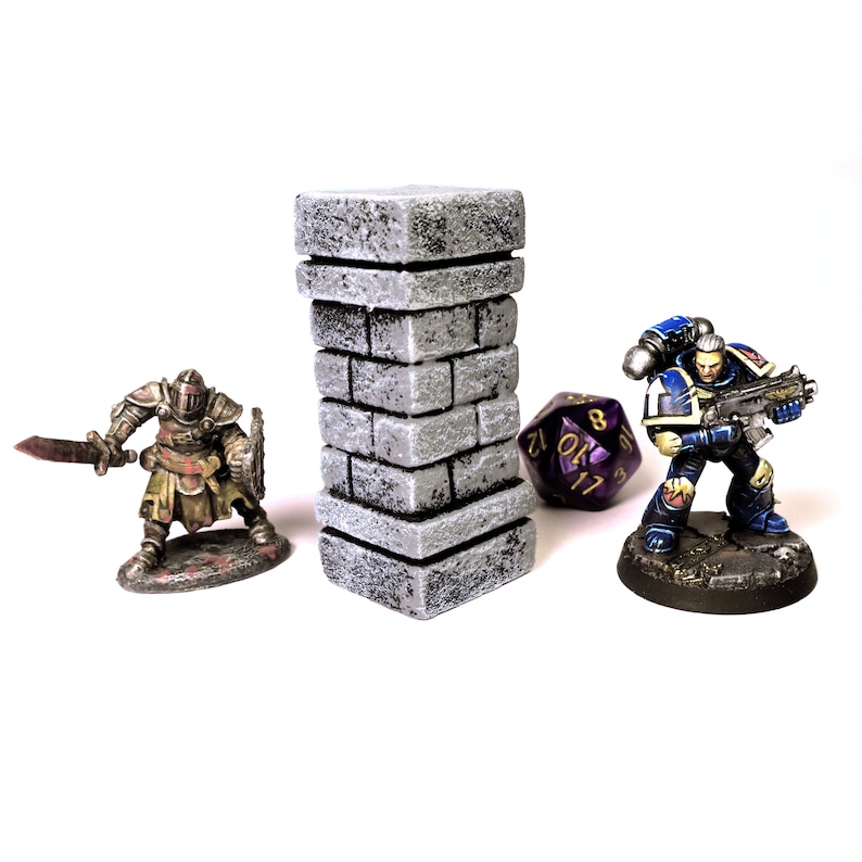 Quality Stone Pillar Set Exceptionally Hand Crafted Dnd - Etsy