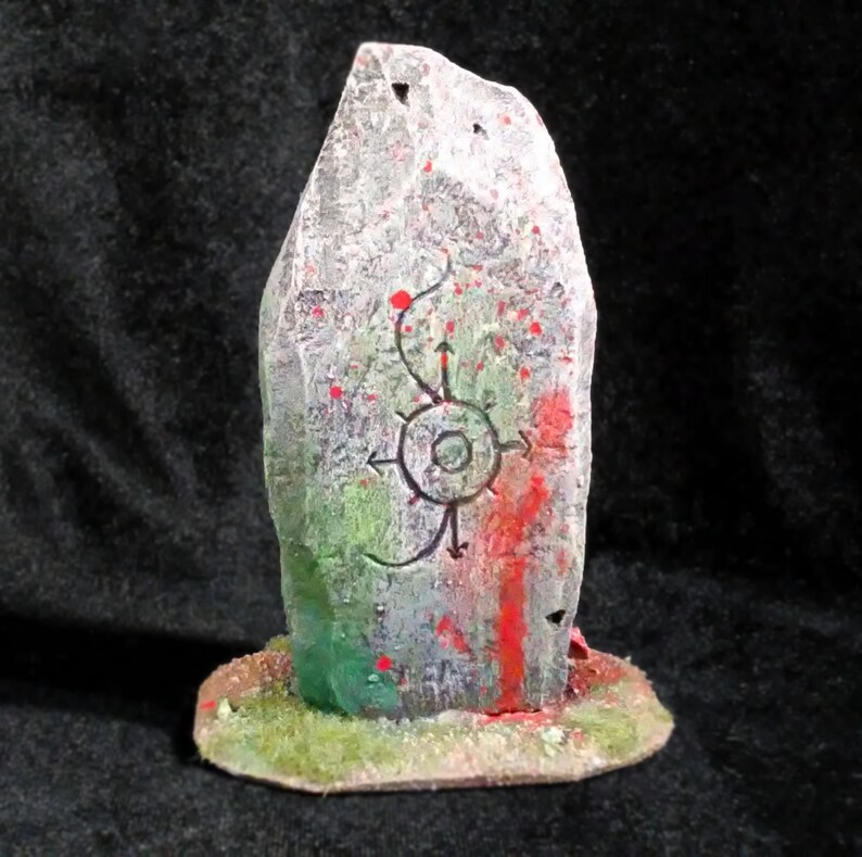 Bloody Chaos Standing Stones, Warhammer 40k Terrain Scenery (set of 6 ...