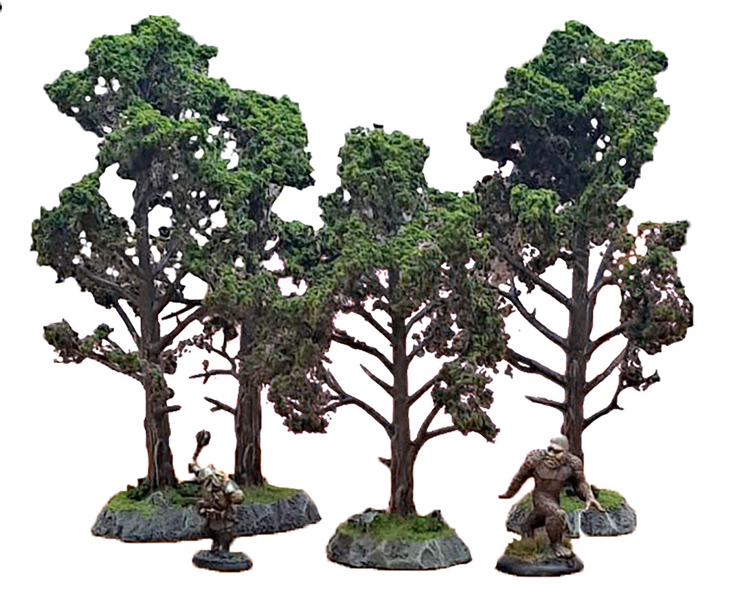 Handmade Large Forest Tree Terrain – Wargaming, Dungeons and Dragons ...