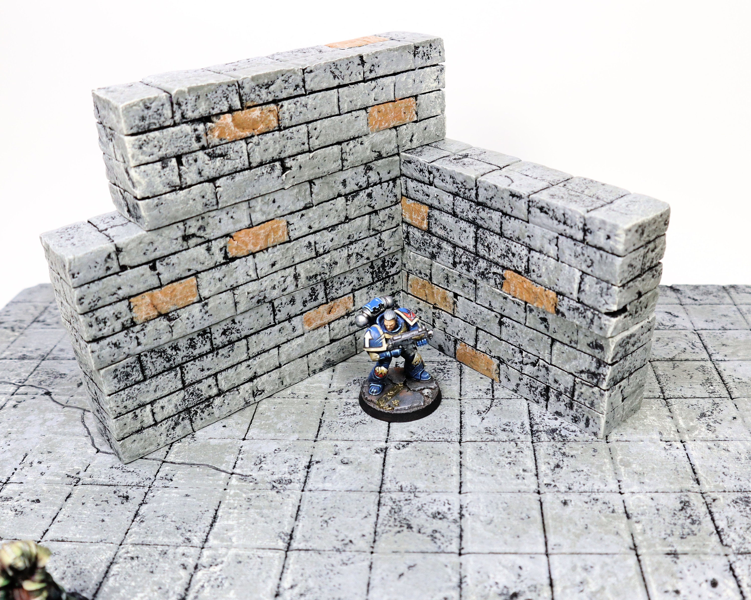 Brick Walls Wargame & RPG Terrain: 5 Modular Scatter Pieces - Etsy