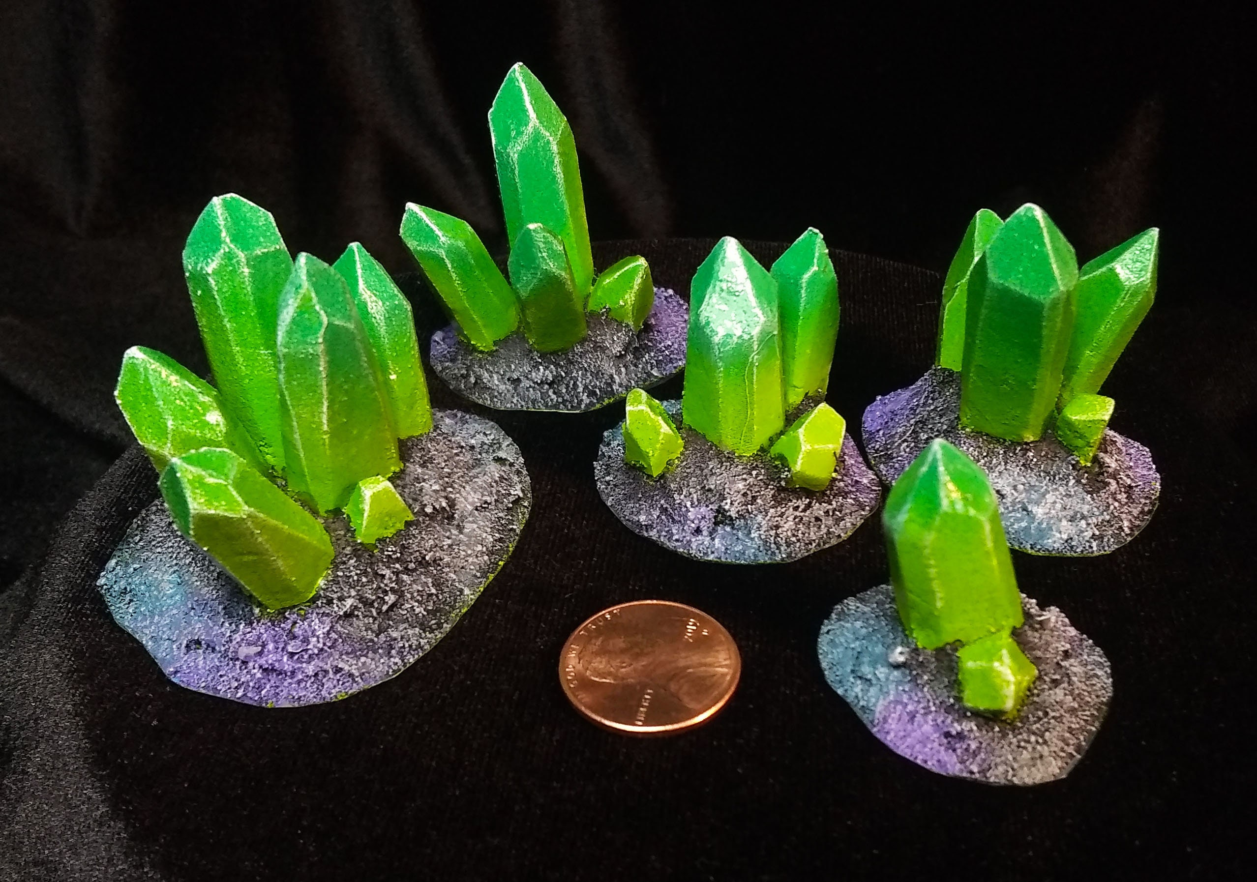 Cave Crystals Scatter Wargame Terrain Dungeons and Dragons - Etsy