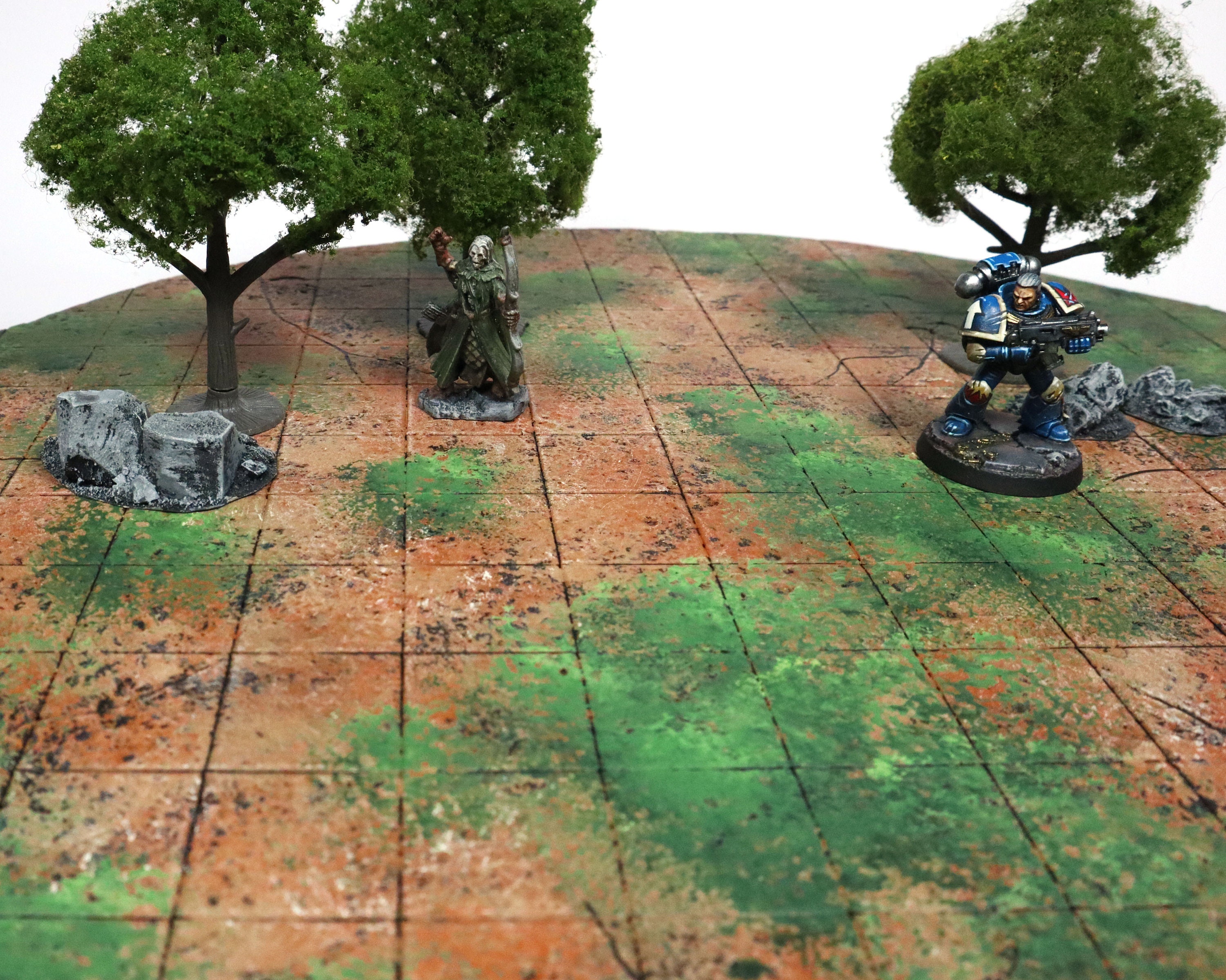 Handmade Reversible Terrain Battle Grid Board: Dnd & Tabletop Rpgs - Etsy