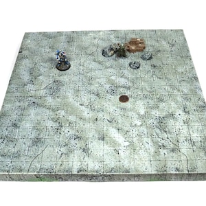 Handmade Reversible Dual Terrain 16x16 Battle Grid Board for Dungeons ...
