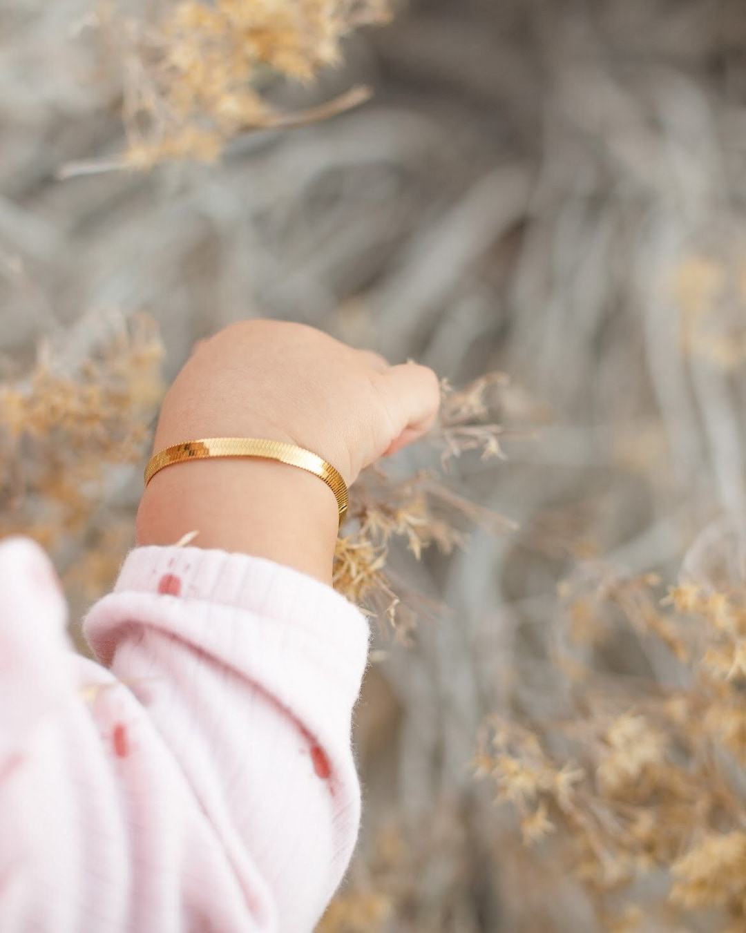Baby Bracelets- Herringbone Chain- Snake Chain-gifts for Kids- Keepsake ...