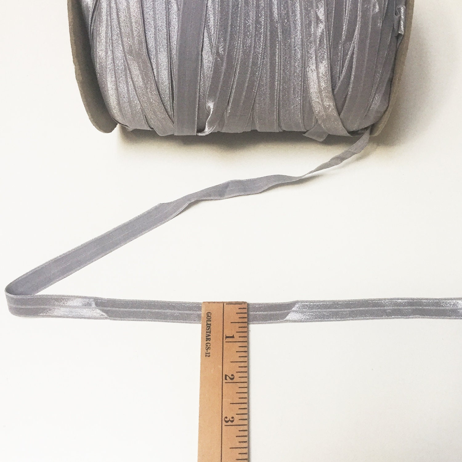 1/2" Fold Over Satin Elastic by the Yard, Sewing FOE Elastic, Lingerie ...