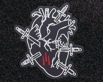 Anatomical Heart Iron on Patch - Etsy