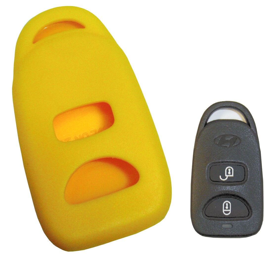Kia Hyundai Keyless Entry Remote Rubber Cover Key Fob Protector Rio ...